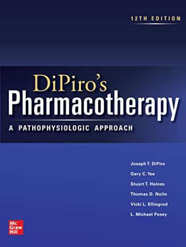 دانلود کتاب DiPiro’s Pharmacotherapy: A Pathophysiologic Approach 12th ...